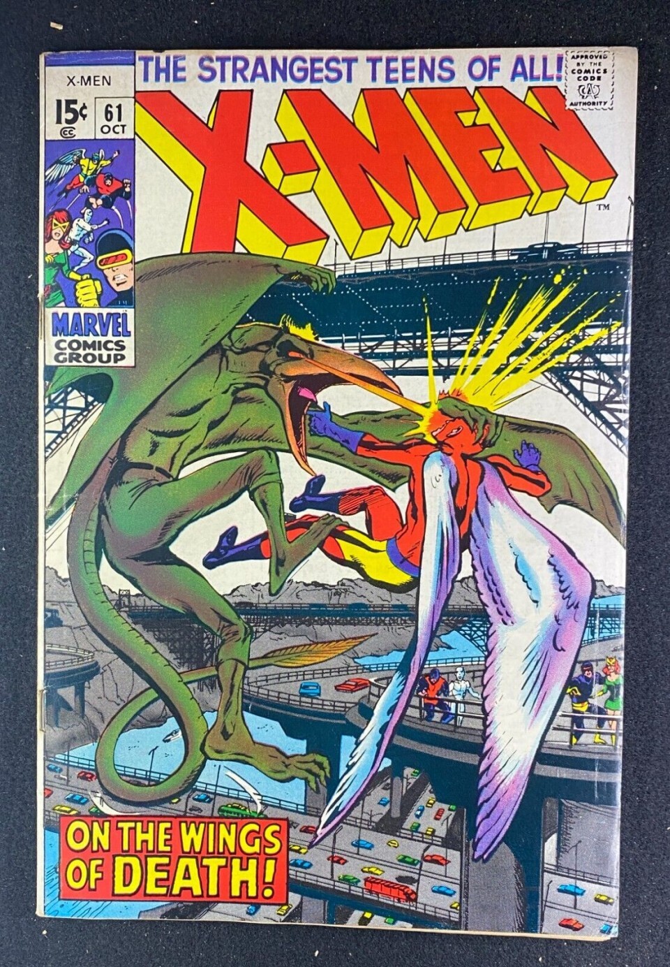 X-Men (1963) #61 VG+ (4.5) Neal Adams Cover and Art 2nd App Sauron ...