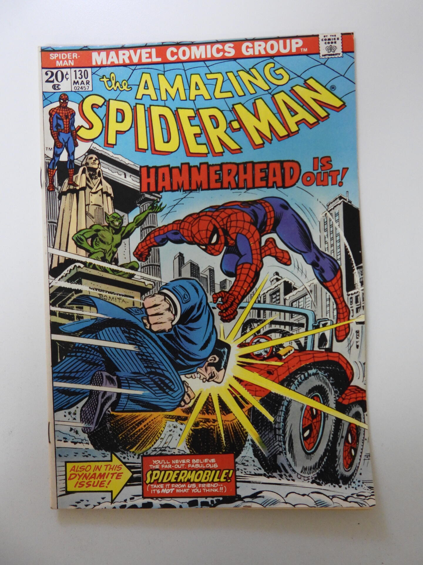 The Amazing Spider-Man #130 (1974) FN- condition MVS intact | Comic ...