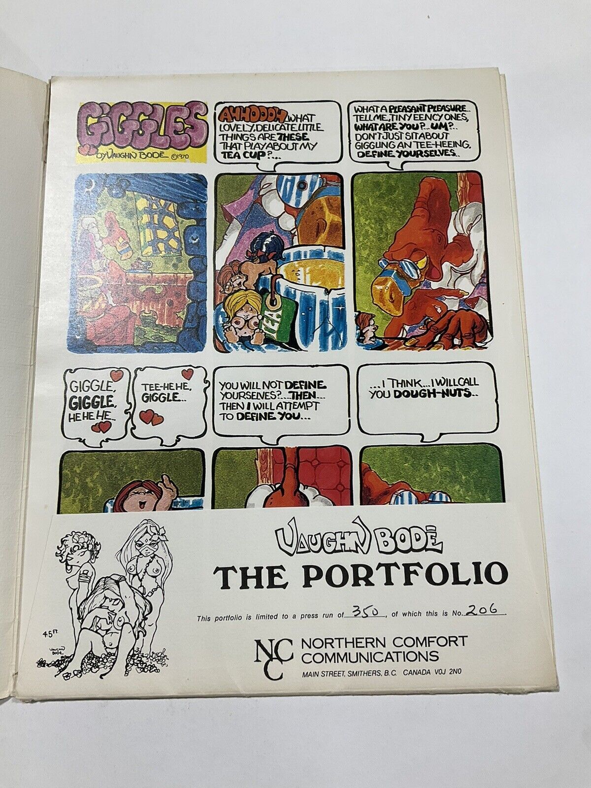 Vaughn Bode The Portfolio Fine Fn Magazine Oversized Northern Comfort ...