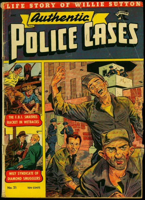 Authentic Police Cases #21 1952- St John Comics- Matt Baker- Non PC ...