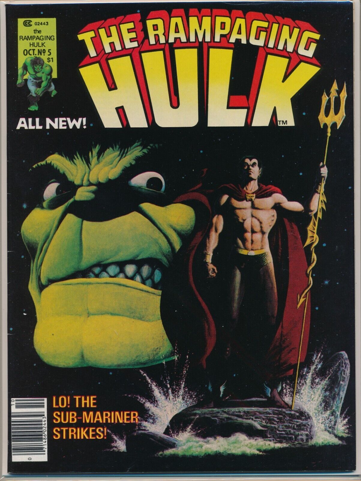The Rampaging Hulk Magazine #05 | 10/1977 | 8.0 VF | Comic Books ...