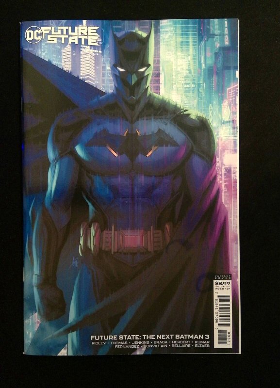 Future State The Next Batman #3B DC Comics 2021 NM- Artgerm Lau Variant ...