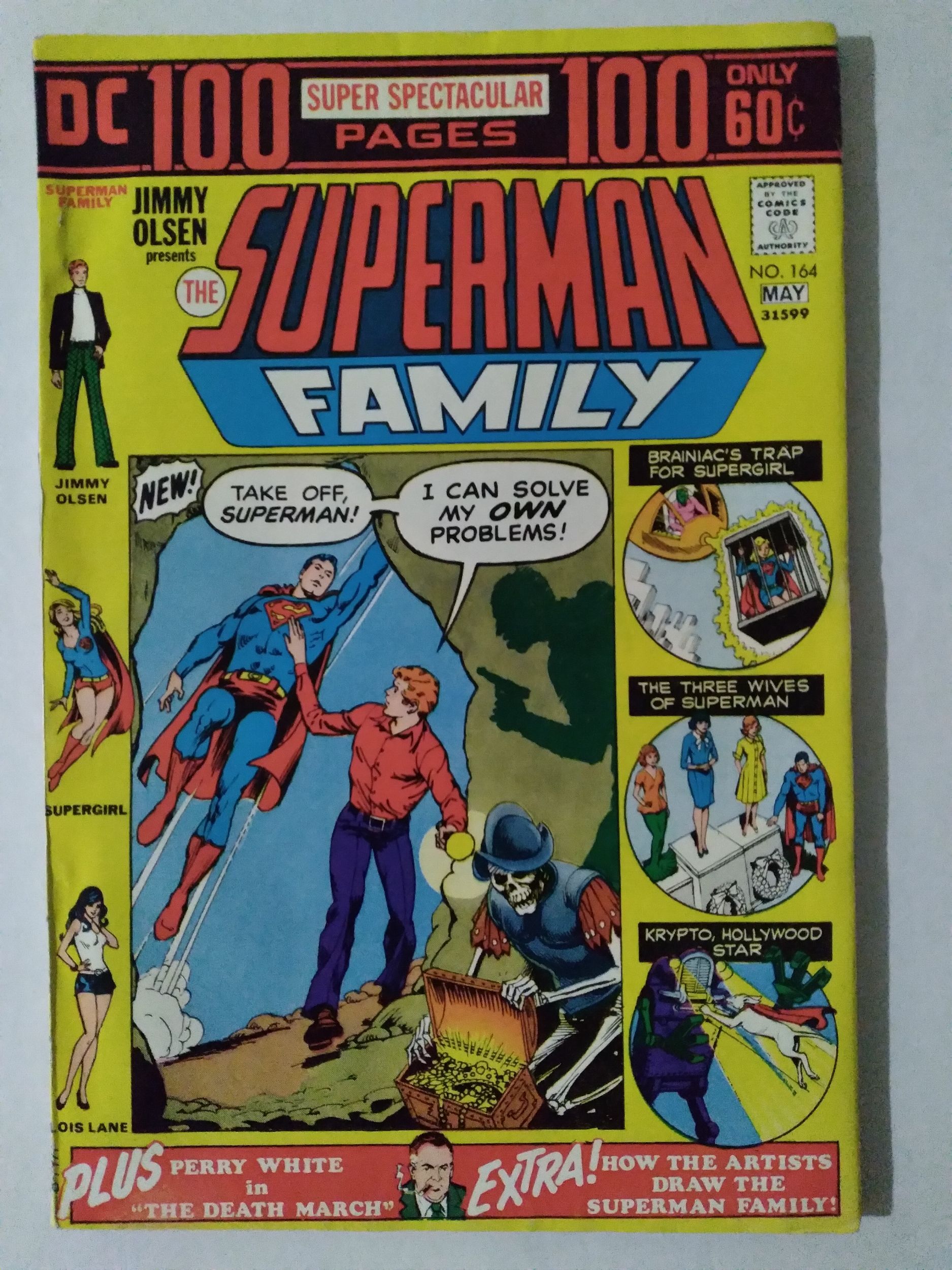 The Superman Family #164 (1974) Featuring Jimmy Olsen Supergirl & Lois ...