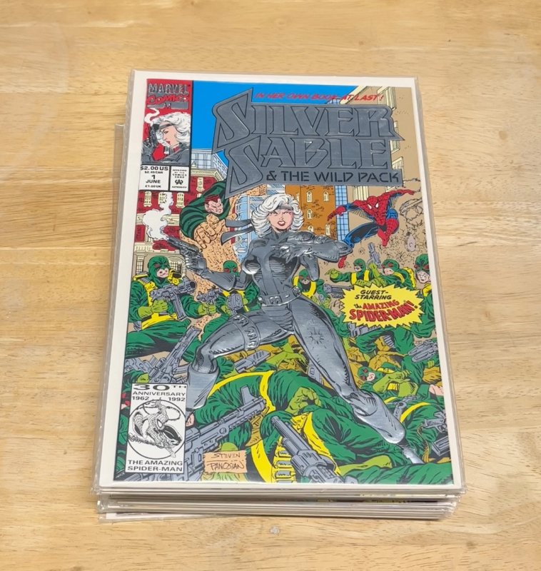Silver Sable and the Wild Pack #1-19 Comic Run 19 Issue Lot VENOM ...