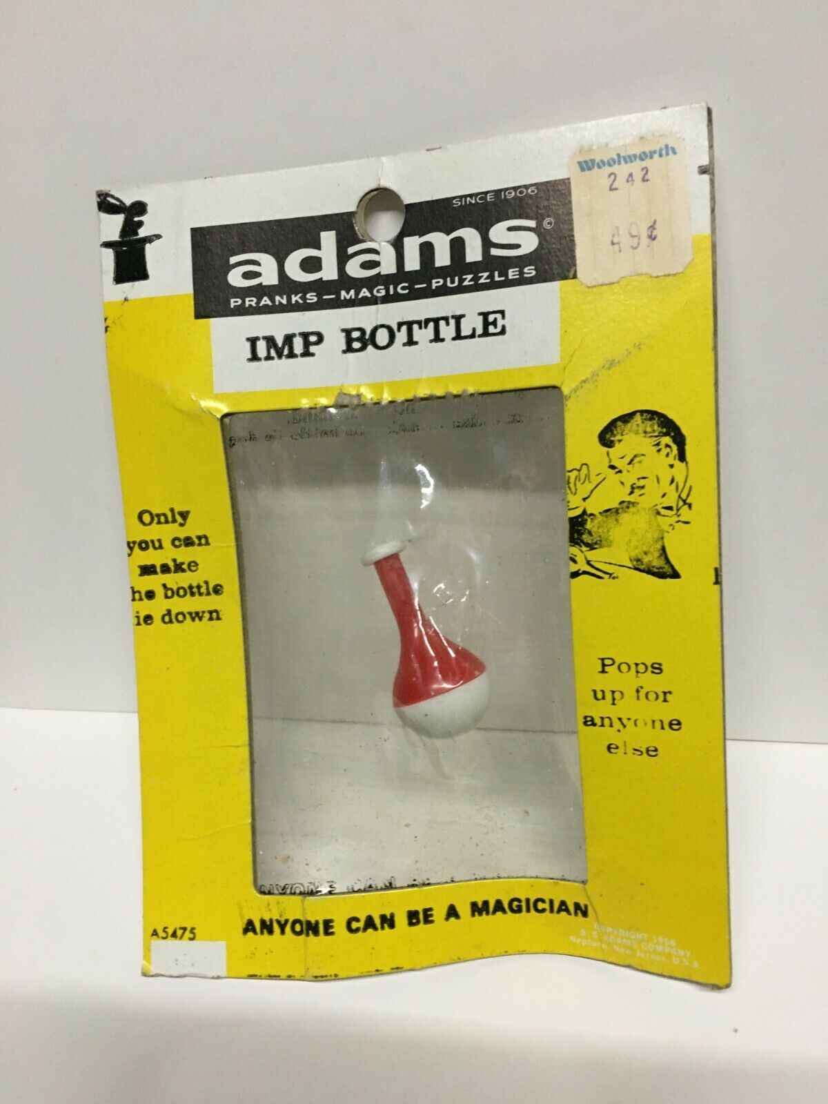 5 sealed ADAMS Magic Tricks from the 70's - Shell Trick, Imp Bottle ...