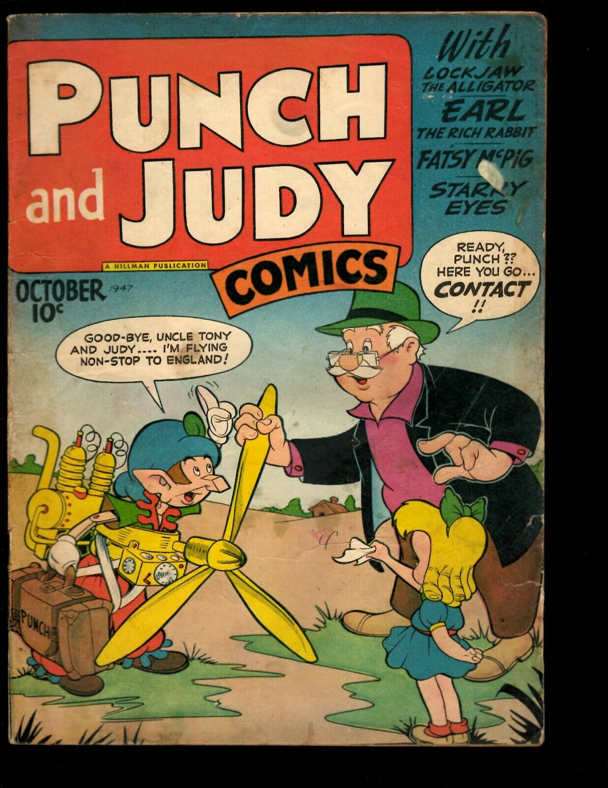 Punch & Judy Comics Vol. # 3 # 1 VG 1947 Golden Age Comic Book Hillman ...