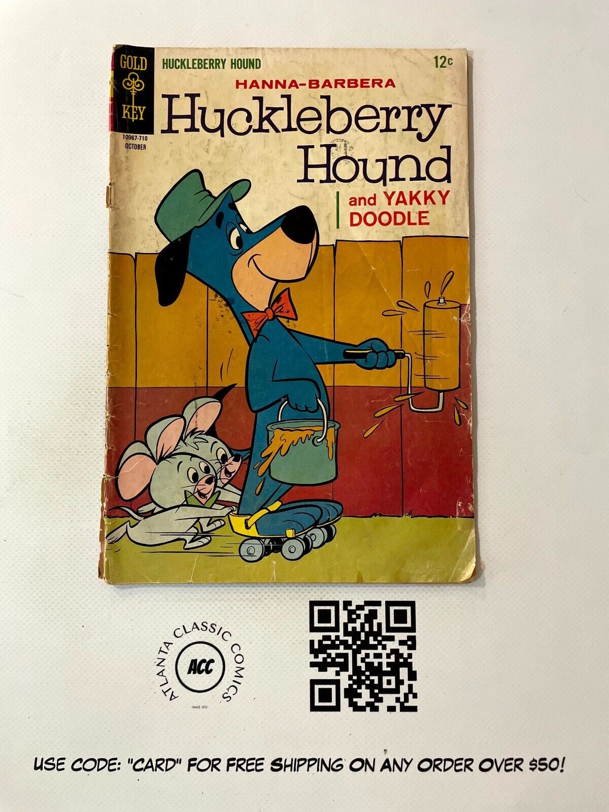 Huckleberry Hound & Yakky Doodle # 31 VG Gold Key Comic Book 1967 5 ...