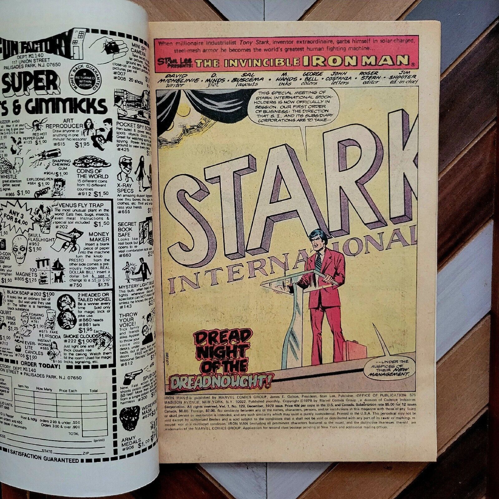 IRON MAN #129 FN (Marvel 1979) Battle vs DREADNOUGHT! Guest-starring ...