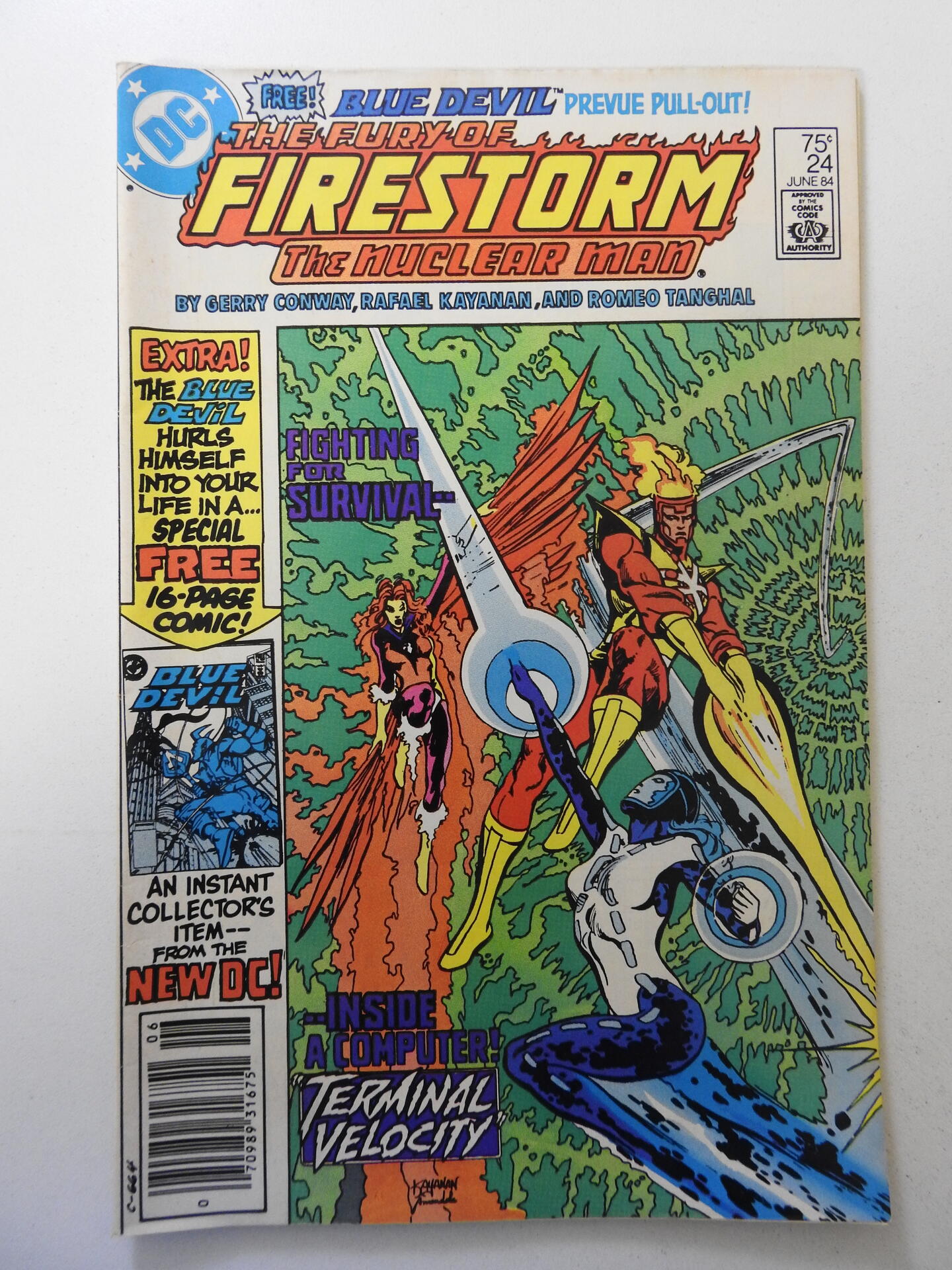 The Fury of Firestorm #24 (1984) FN Condition! 1st appearance of Blue ...