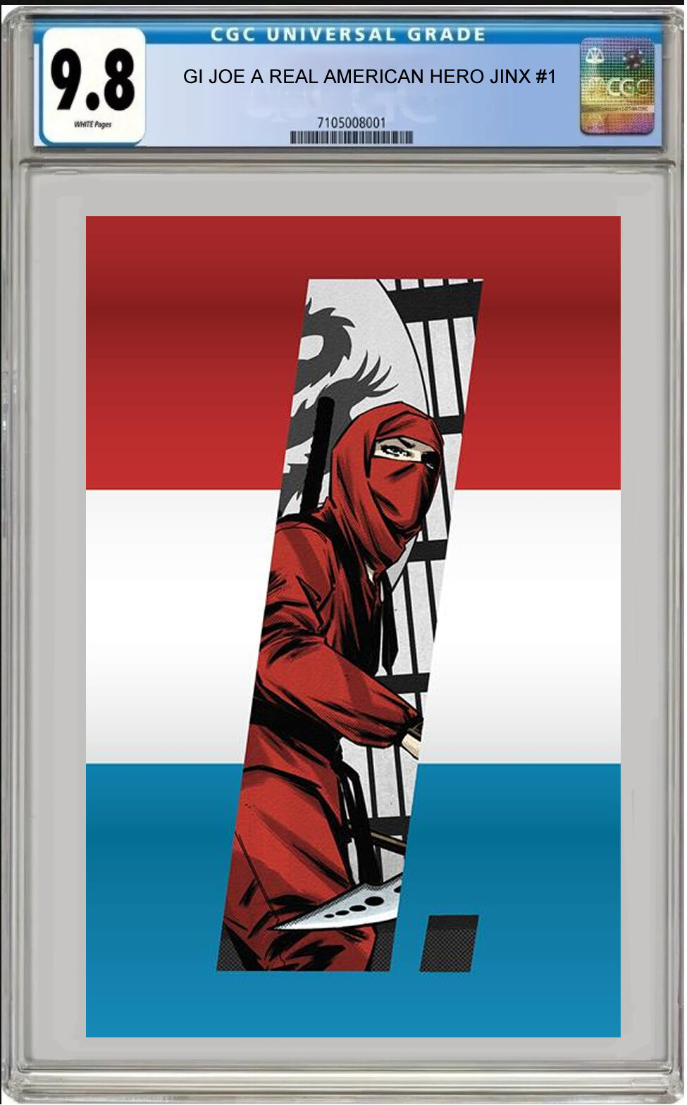 GI JOE a Real American Hero Jinx #1 1:25 Jorges Fornes Foil CGC 9.8 ...