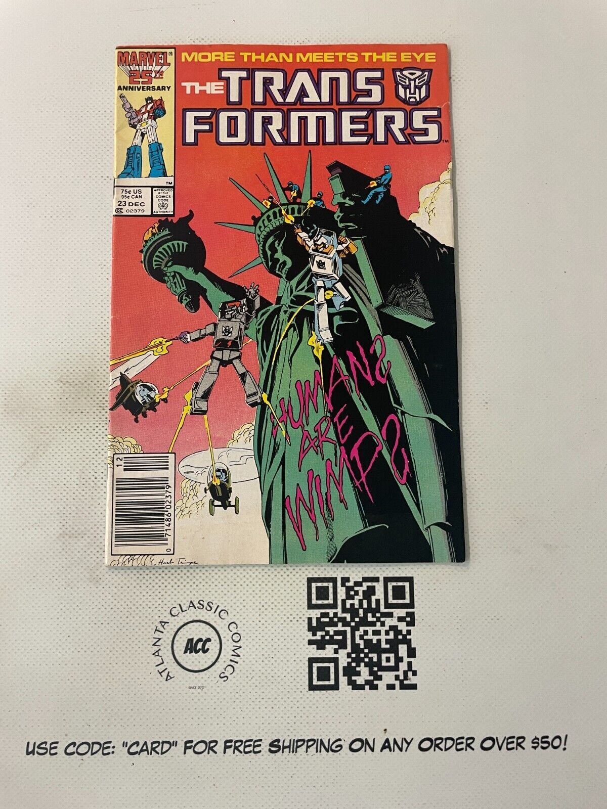 The Transformers # 23 VF Marvel Comic Book Optimus Prime Megatron Bee 6 ...