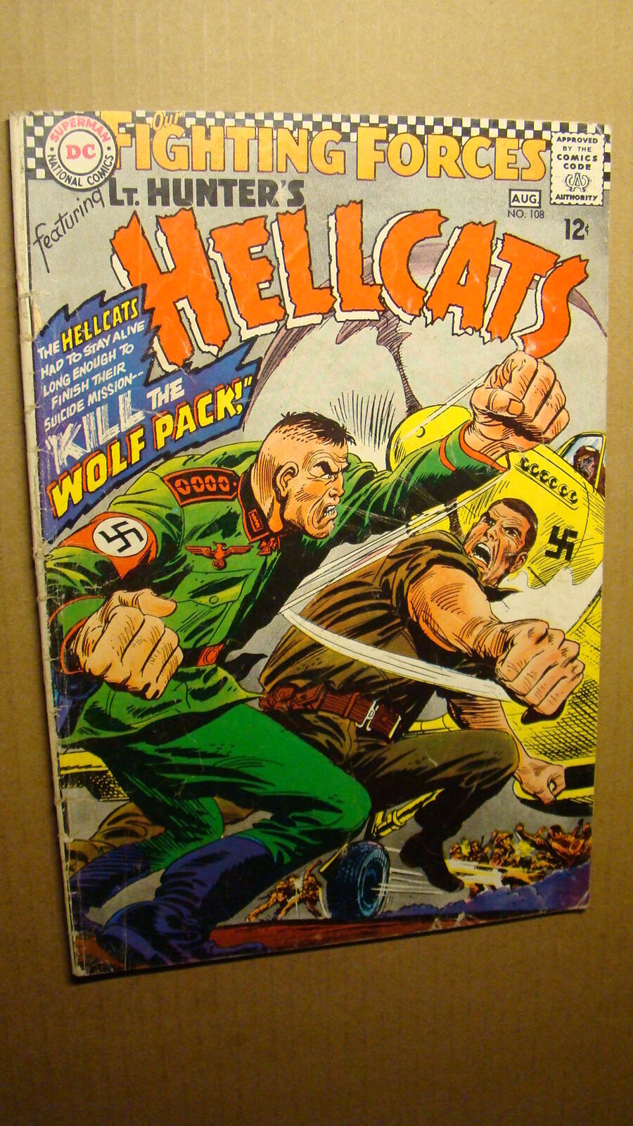 OUR Fighting Forces 108 *Solid Copy* JOE Kubert ART 1967 3rd Hellcats ...