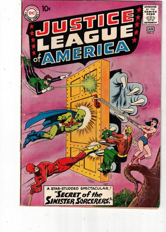 Justice League of America #2 (1961) High-Grade VF! 2nd Issue! Uta ...