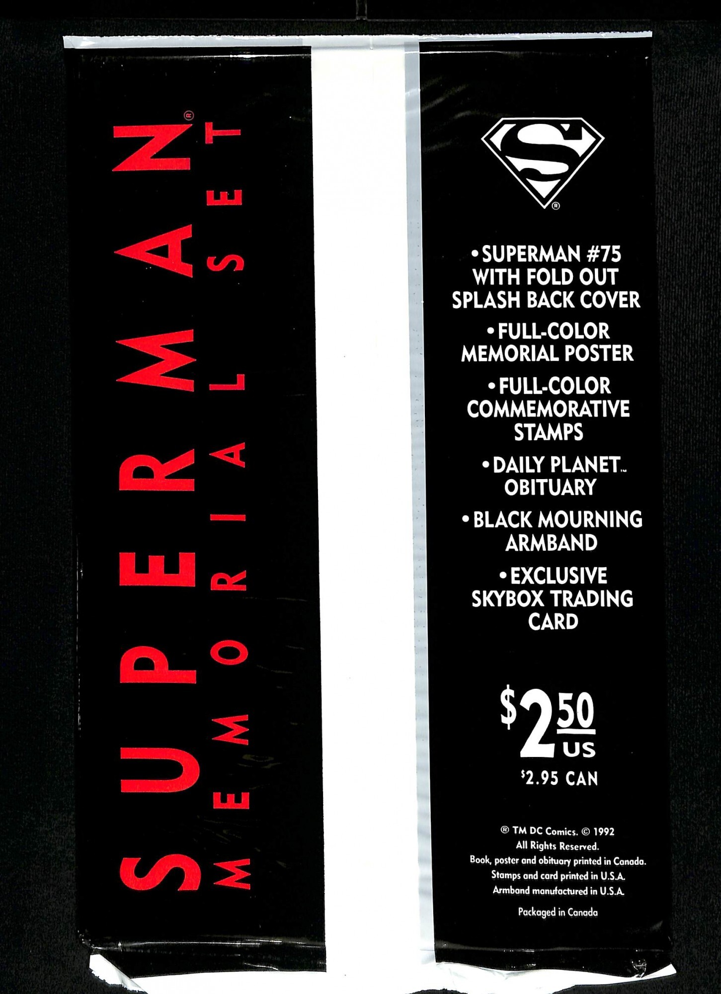 Superman (1987) #75 Polybagged Variant Death of Superman! | Comic Books ...