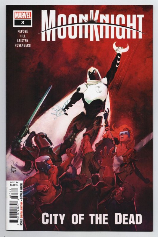 Moon Knight City Of The Dead #3 Rod Reis Main Cvr (Marvel, 2023) NM ...