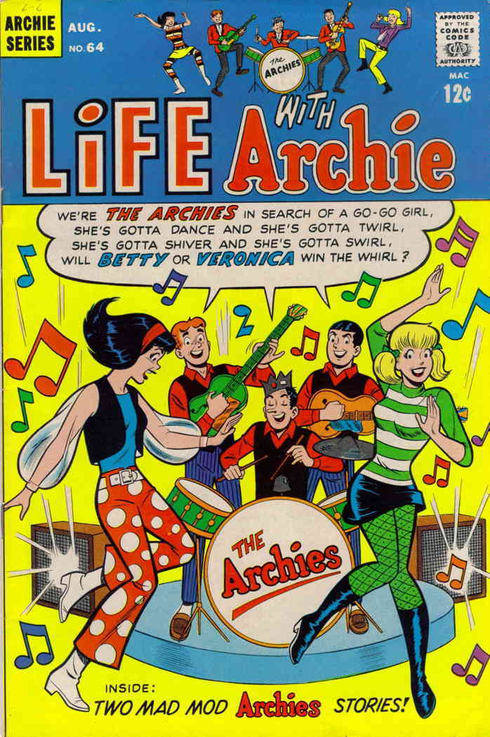 Life with Archie #64 VG ; Archie | low grade comic August 1967 the ...