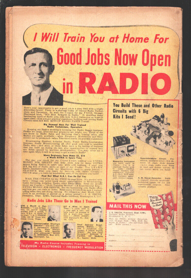 Sparkler #36 1944-Nancy & Sluggo-Captain and the Kids-Tarzan by Hogarth ...