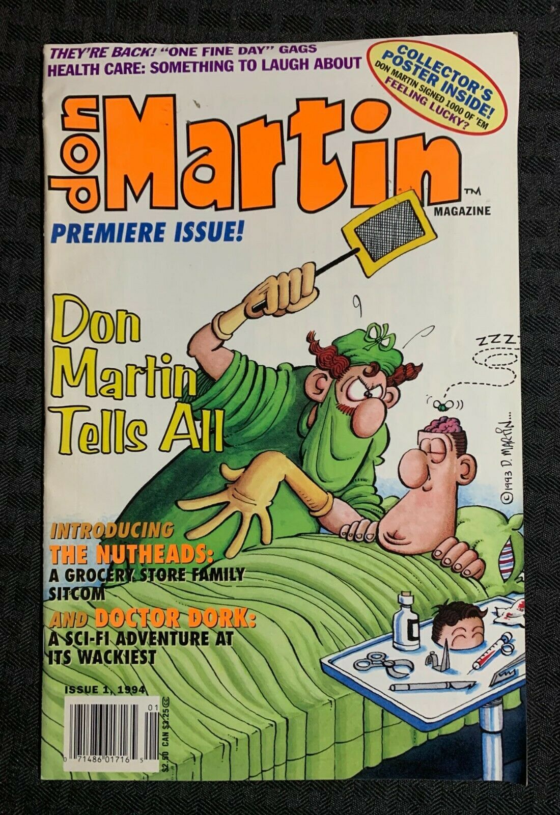 1994 DON MARTIN (Mad) Magazine #1 FN 6.0 with Poster Bound | Comic ...