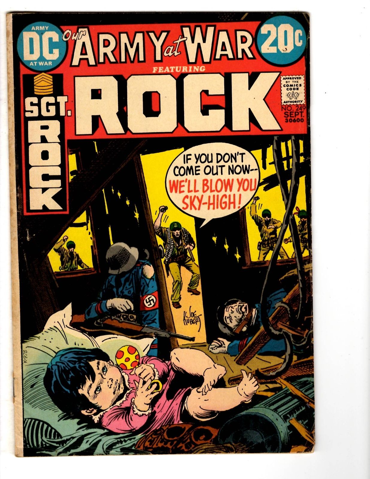 3 Our Army at War DC Comic Books # 249 253 254 Sgt. Rock Easy Company ...
