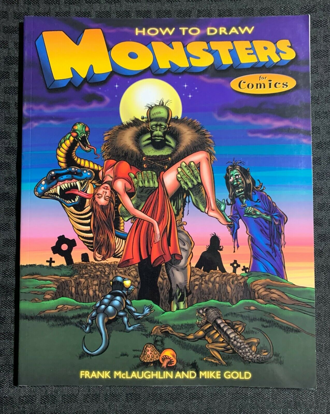 2001 HOW TO DRAW MONSTERS FOR COMICS by Frank McLaughlin SC VF- 7.5 1st ...