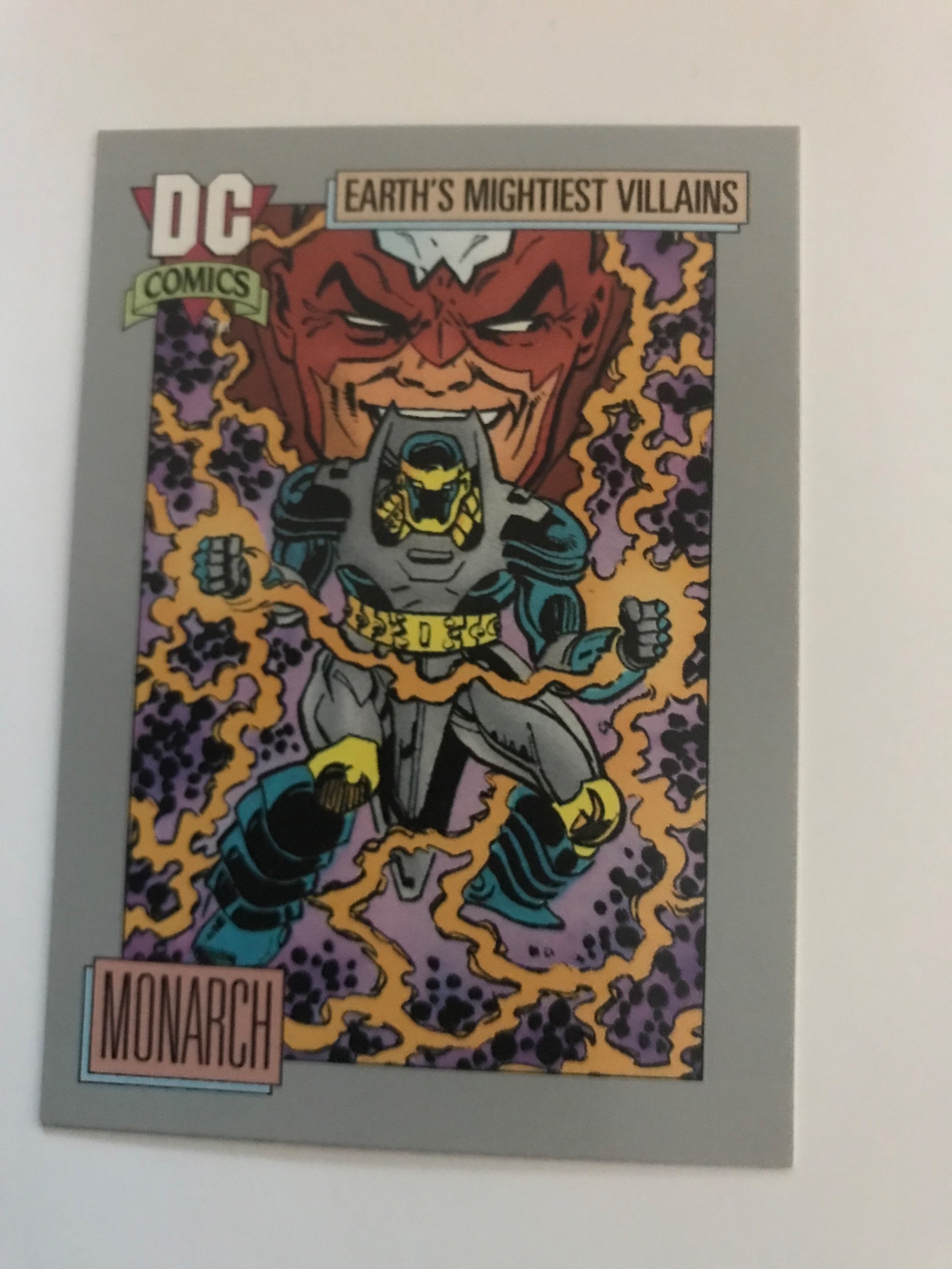 MONARCH #100 card : 1992 DC Universe Series 1, NM/M, Impel; key JLA ...