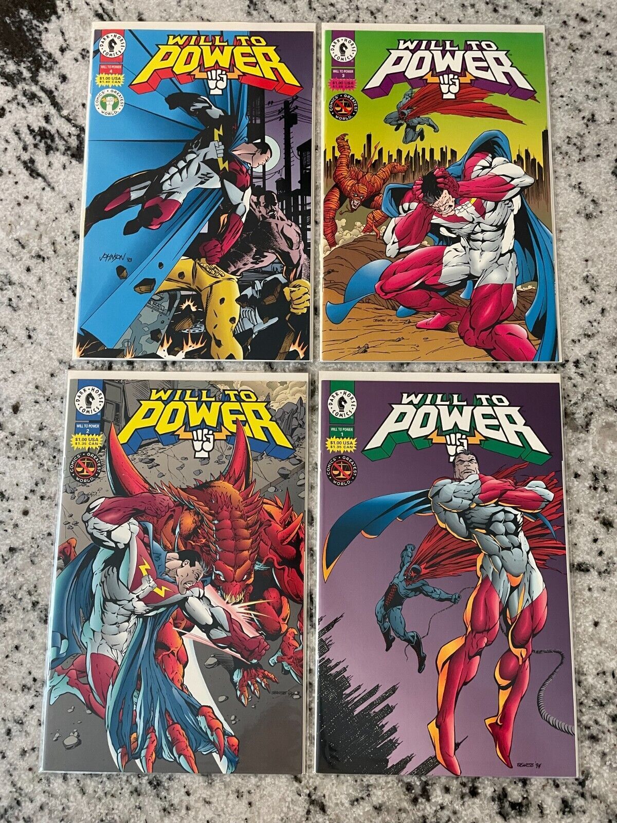 Will To Power Complete Dark Horse Comics LTD Series # 1 2 3 4 NM ...