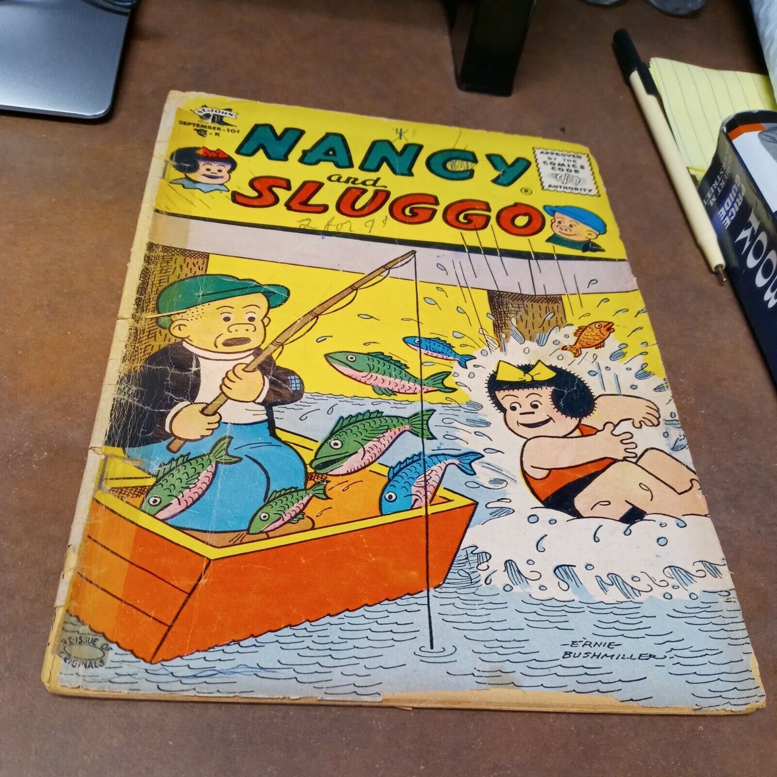 Nancy and Sluggo 1956 St. John #136 golden age precode cartoon ernie ...