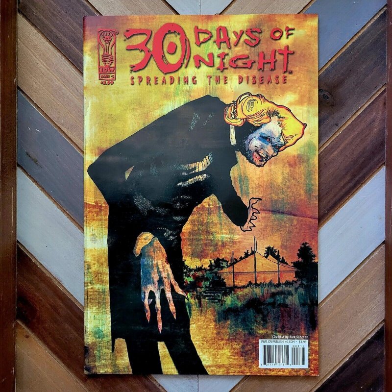 30 DAYS OF NIGHT: Spreading The Disease #3B (IDW 2007) Zombies Horror ...