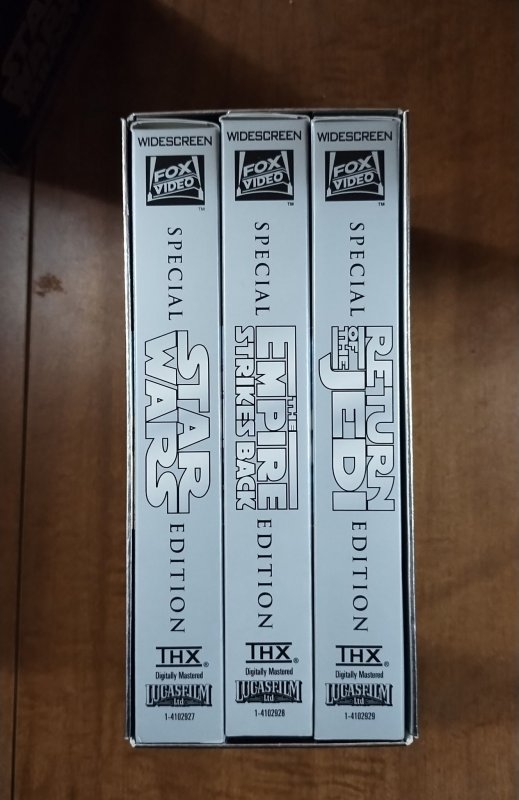 Star Wars Trilogy VHS Widescreen Edition | Comic Collectibles - Other ...