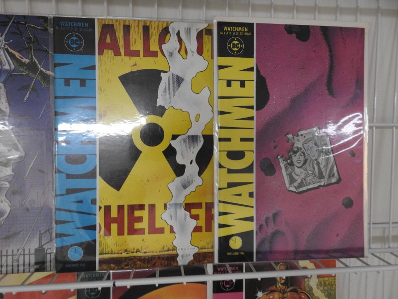 Watchmen #1-12 Complete Set + Extras! Avg NM- Condition! Alan Moore ...