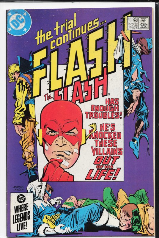 The Flash #342 (1985) The Flash | Comic Books - Copper Age, DC Comics ...