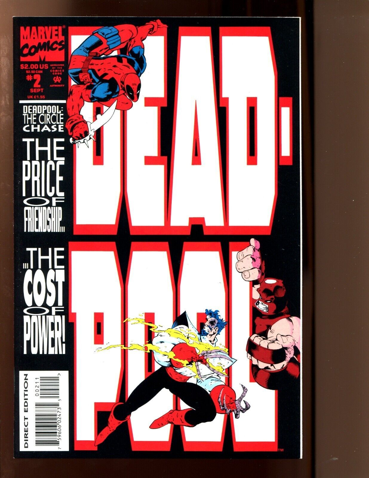 Deadpool: The Circle Chase #1-4 LOT - 1st. Solo Deadpool Comic (9.0/9.2 ...