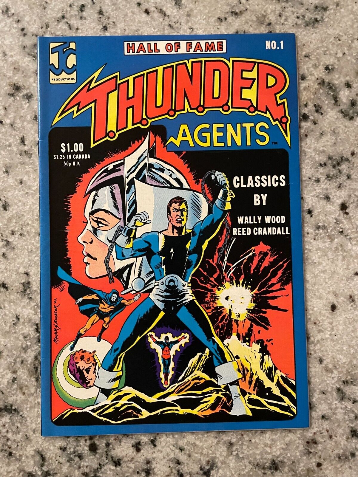 Thunder Agents Hall Of Fame # 1 NM JC Productions Comic Book Wally Wood ...