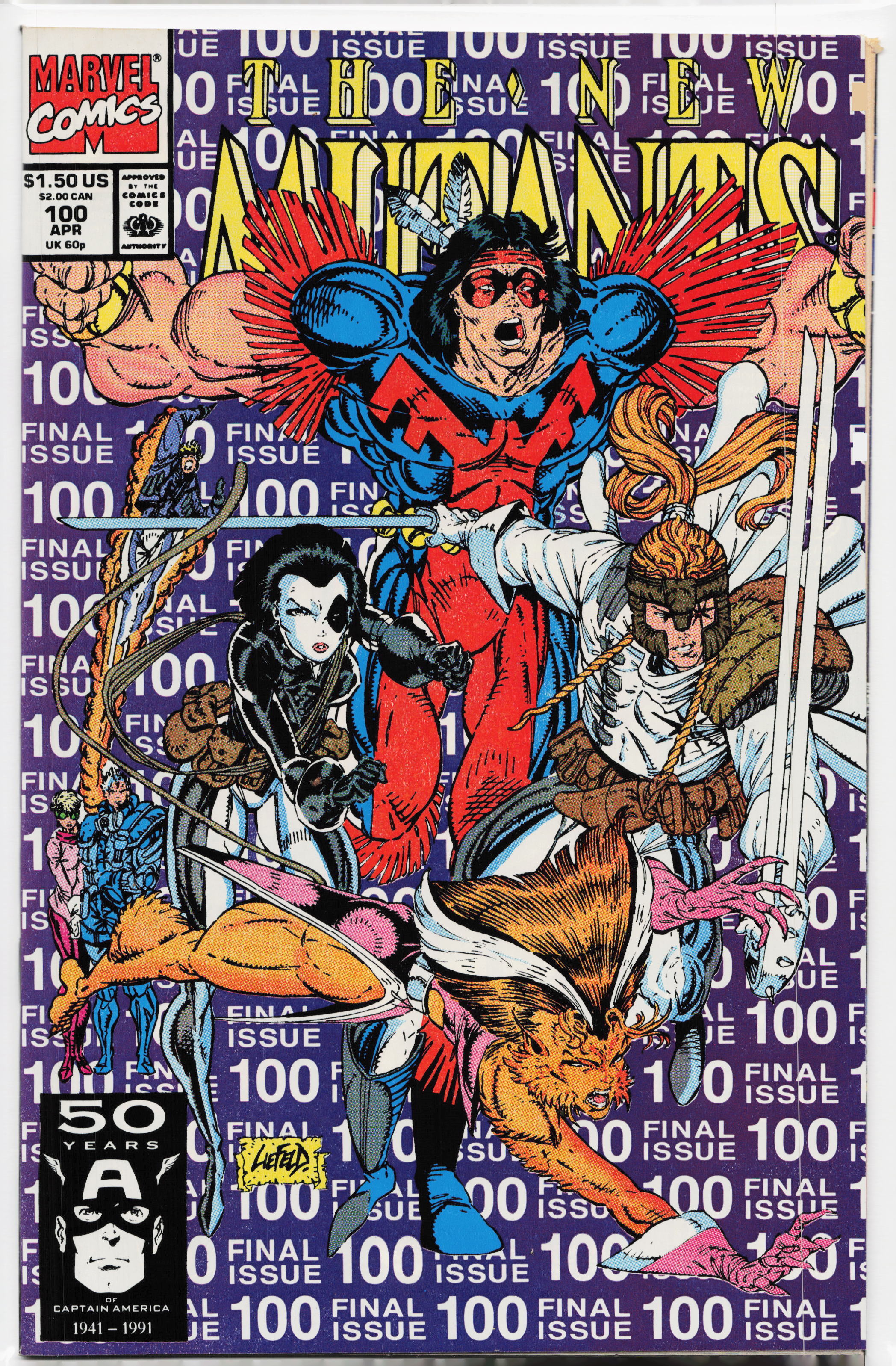 The New Mutants #100 (1991) New Mutants [Key Issue] | Comic Books ...