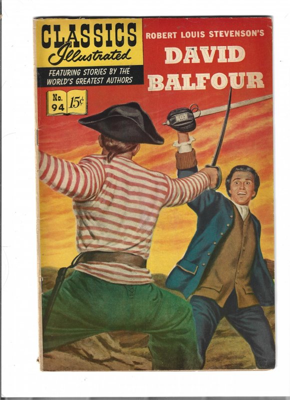 Classics Illustrated #94 (1952) sb2 | Comic Books - Golden Age ...