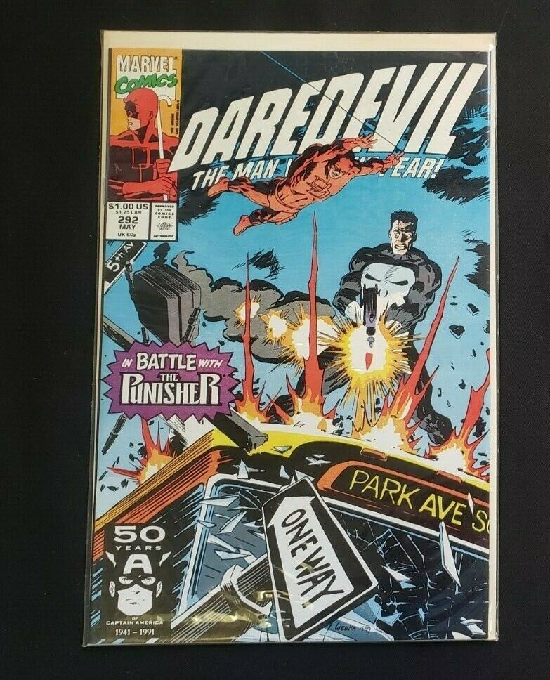 Daredevil 2pc (VF/NM) Issues #292 & 295, Side-By-Side With the Ghost ...