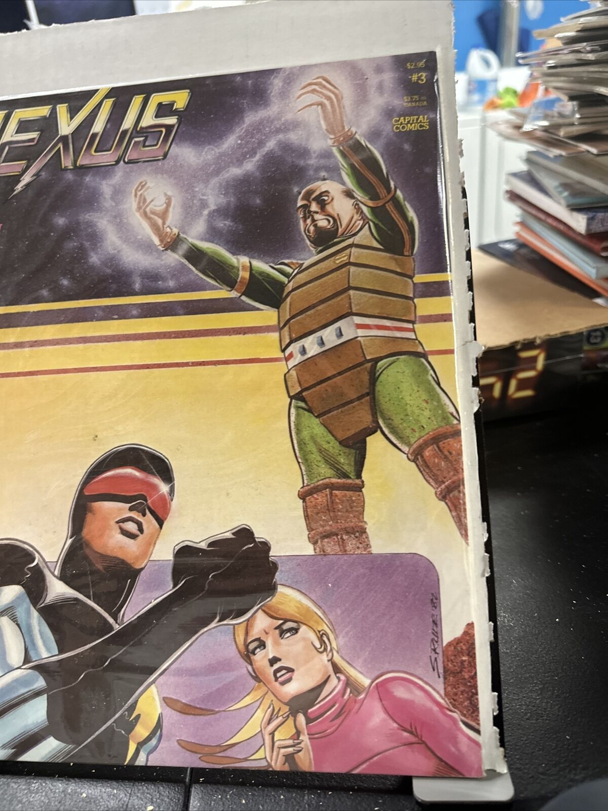 NEXUS #3 Comics in Stereo by Mike Baron & Steve Rude. Includes Flexi ...