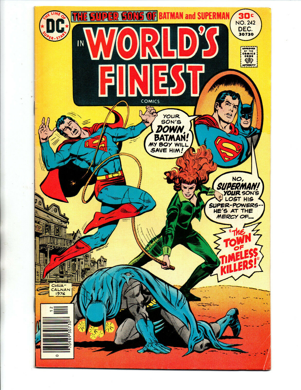 World's Finest #242 newsstand - Super Sons - Superman - Batman - 1976 ...
