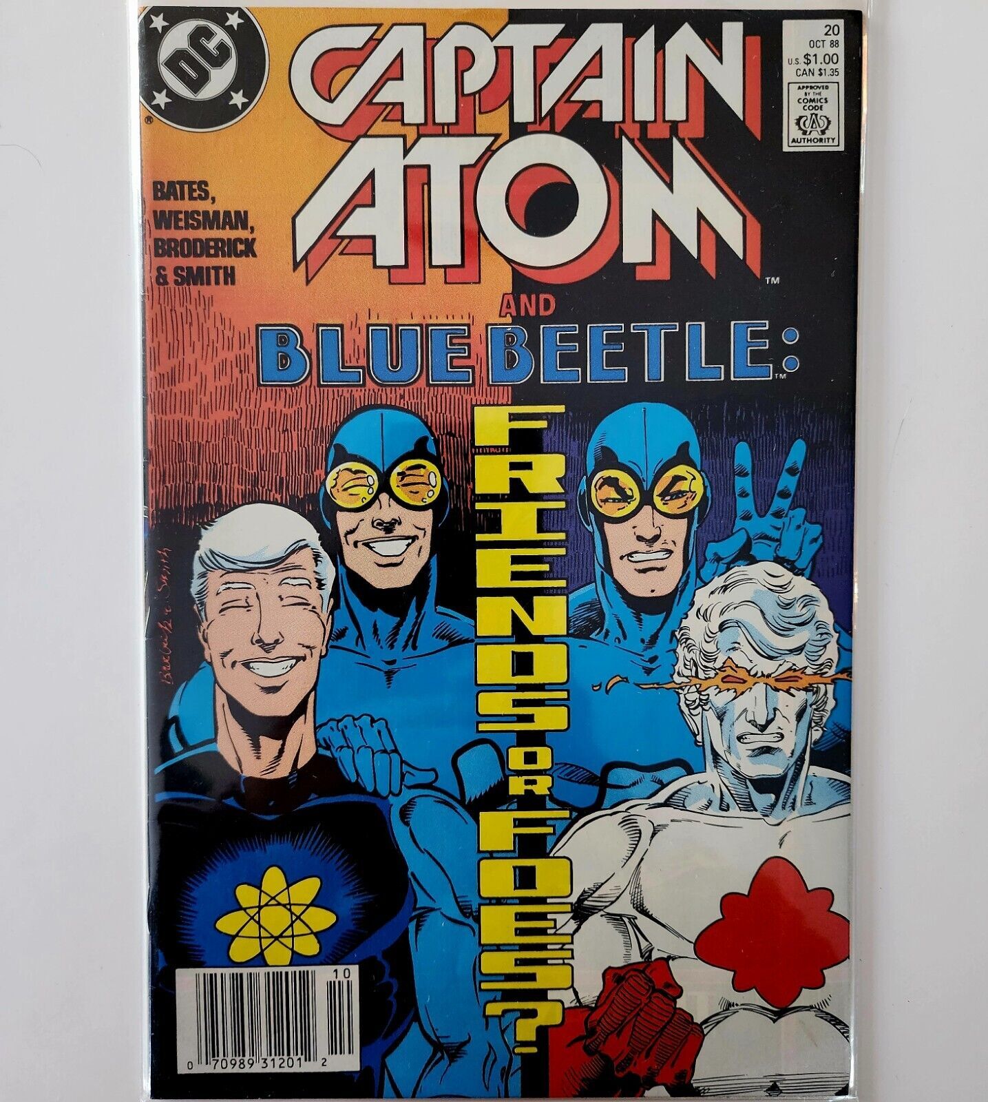 1988 DC Comics Captain Atom #20 Comic Book Vintage Blue Beetle | Comic ...