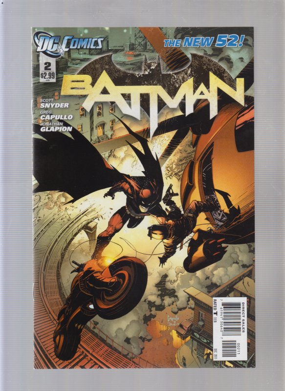 Batman #2 - Greg Capullo Cover Art! (9.0) 2012 | Comic Books - Modern ...