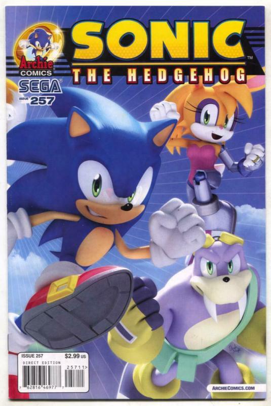 Sonic The Hedgehog #257 2014- Archie Comics Sega VF | Comic Books ...