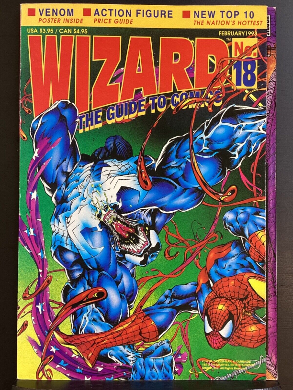 Wizard Magazine #18 Venom Spider-Man Ted McKeever John Ostrander ...