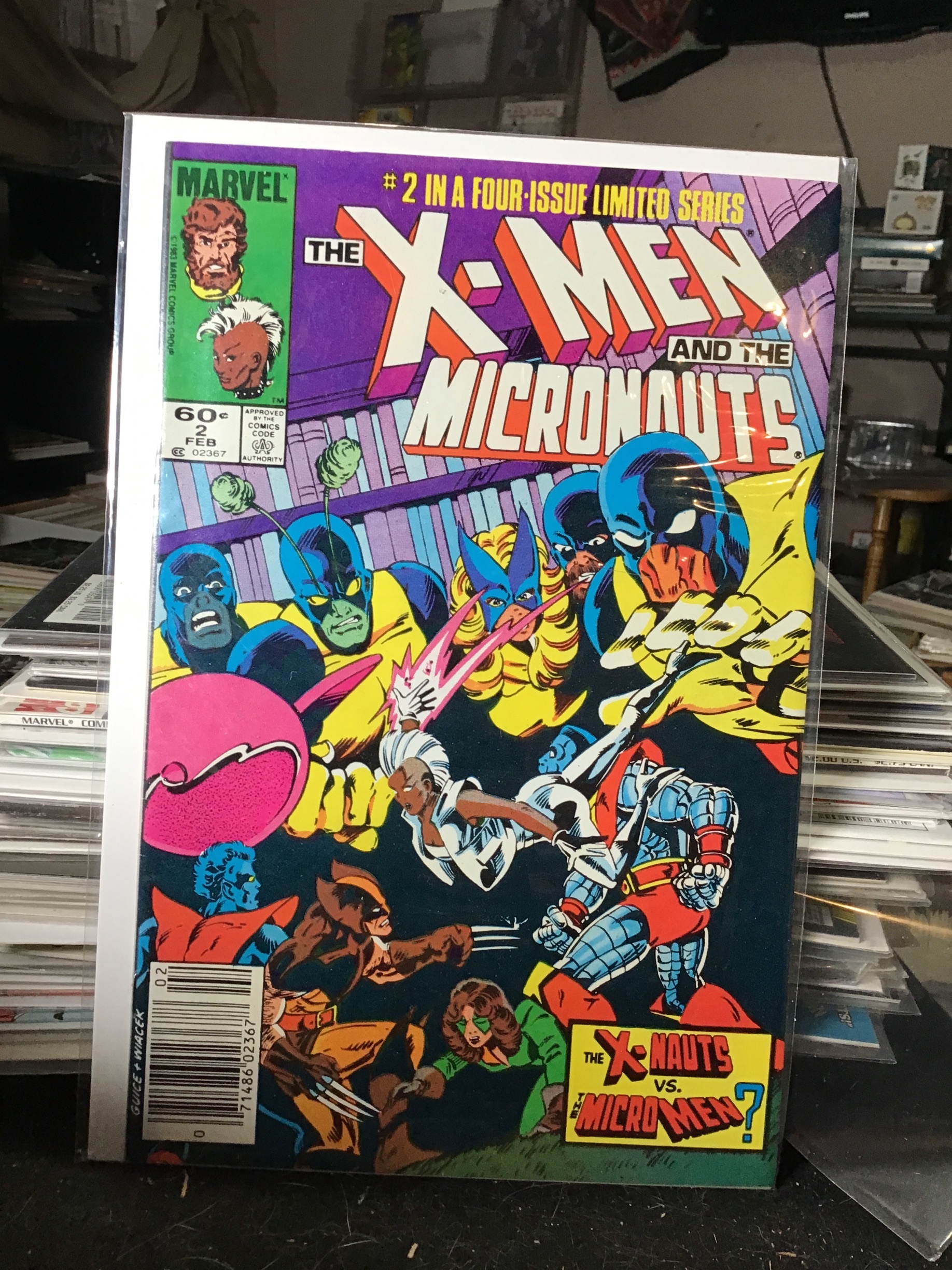 The X-Men and The Micronauts #2 Newsstand Edition (1984) | Comic Books ...