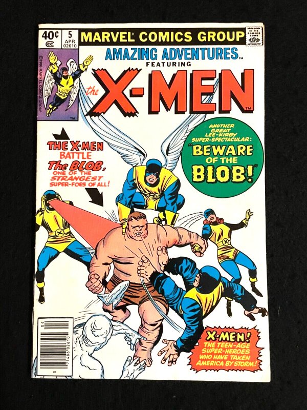 Amazing Adventures #5 1980 - Featuring X-Men - Beware of the Blob ...