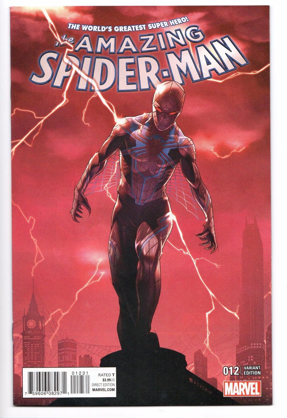 Amazing Spider-Man #12 - Age Of Apocalypse Variant Cover (Marvel, 2016 ...