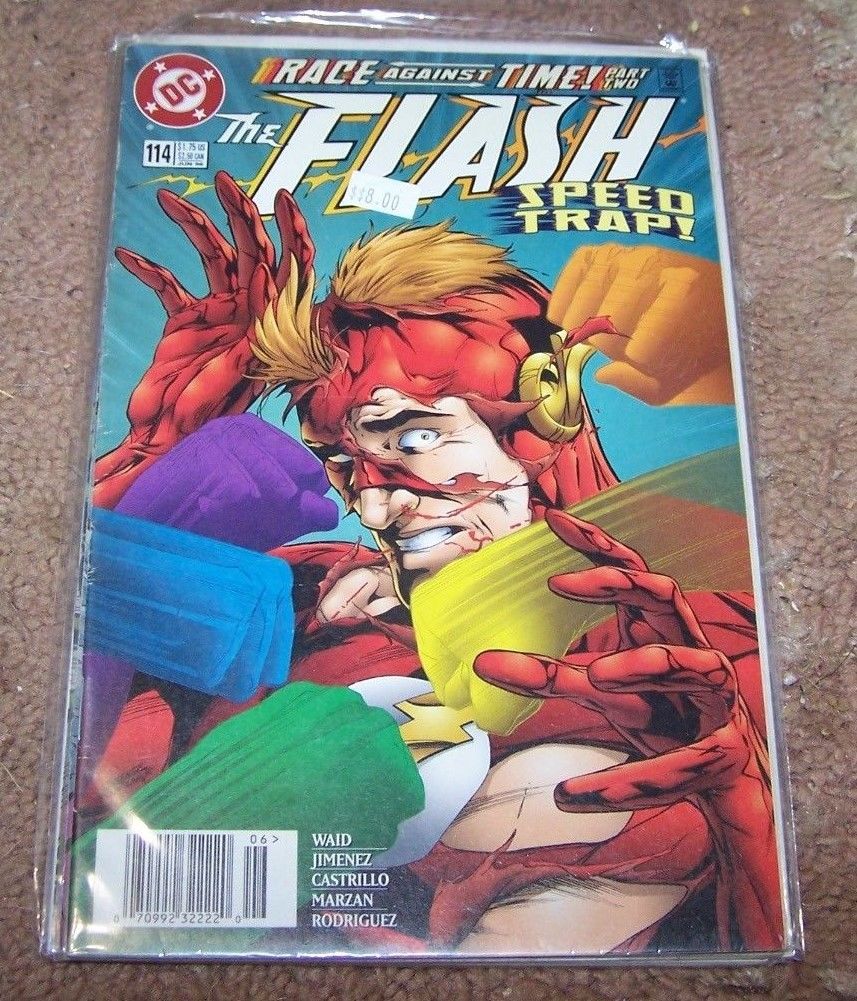 FLASH COMIC # 114 HOT speed trap race against time WALLY WEST | Comic ...
