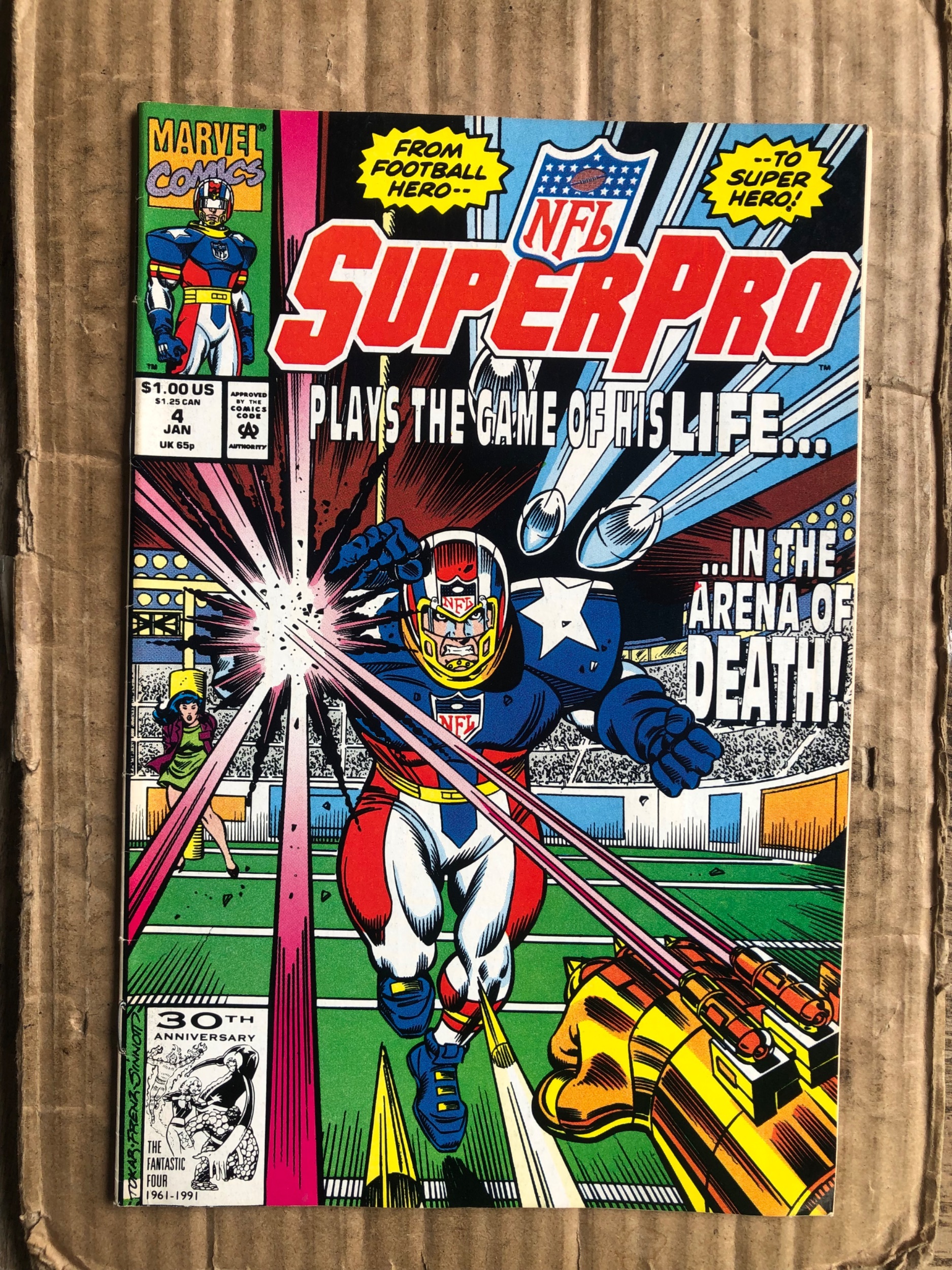 NFL Superpro #4 (1992) | Comic Books - Modern Age, Marvel, Superhero ...