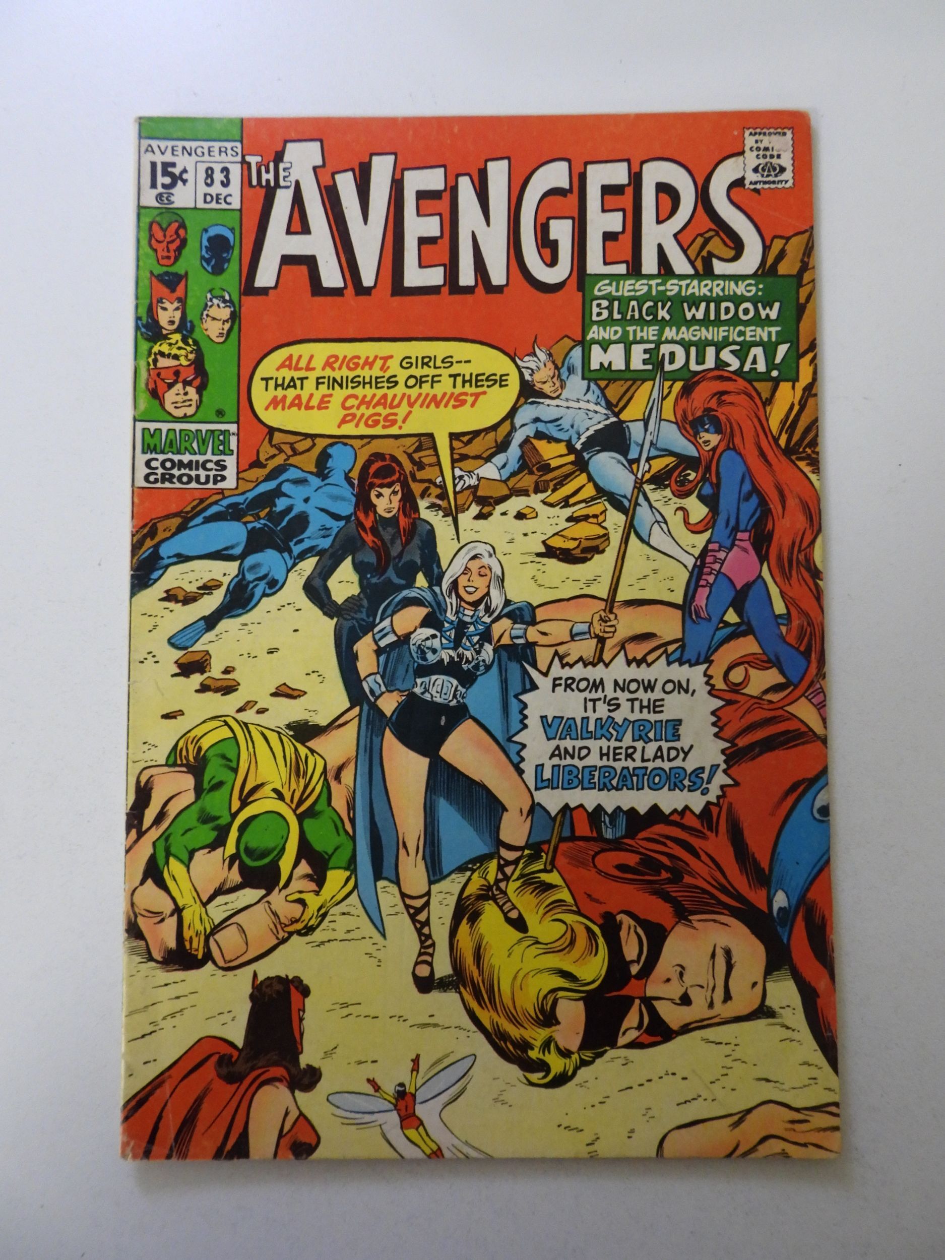 The Avengers #83 (1970) 1st appearance Valkyrie and The Lady Liberators ...