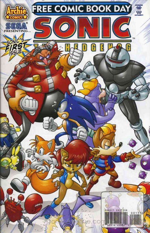 Sonic the Hedgehog FCBD #2008 FN ; Archie | Comic Books - Modern Age ...
