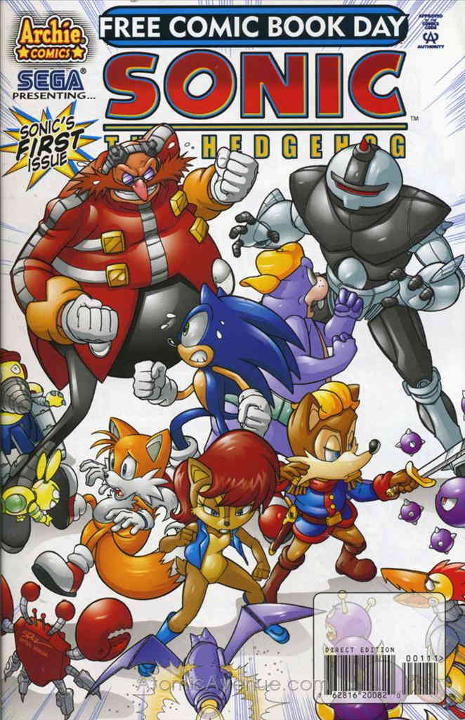 Sonic the Hedgehog FCBD #2008 FN ; Archie | Comic Books - Modern Age ...